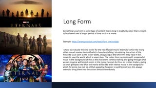 Short form Work | PPTX | Computer Animation | Computer Software and ...