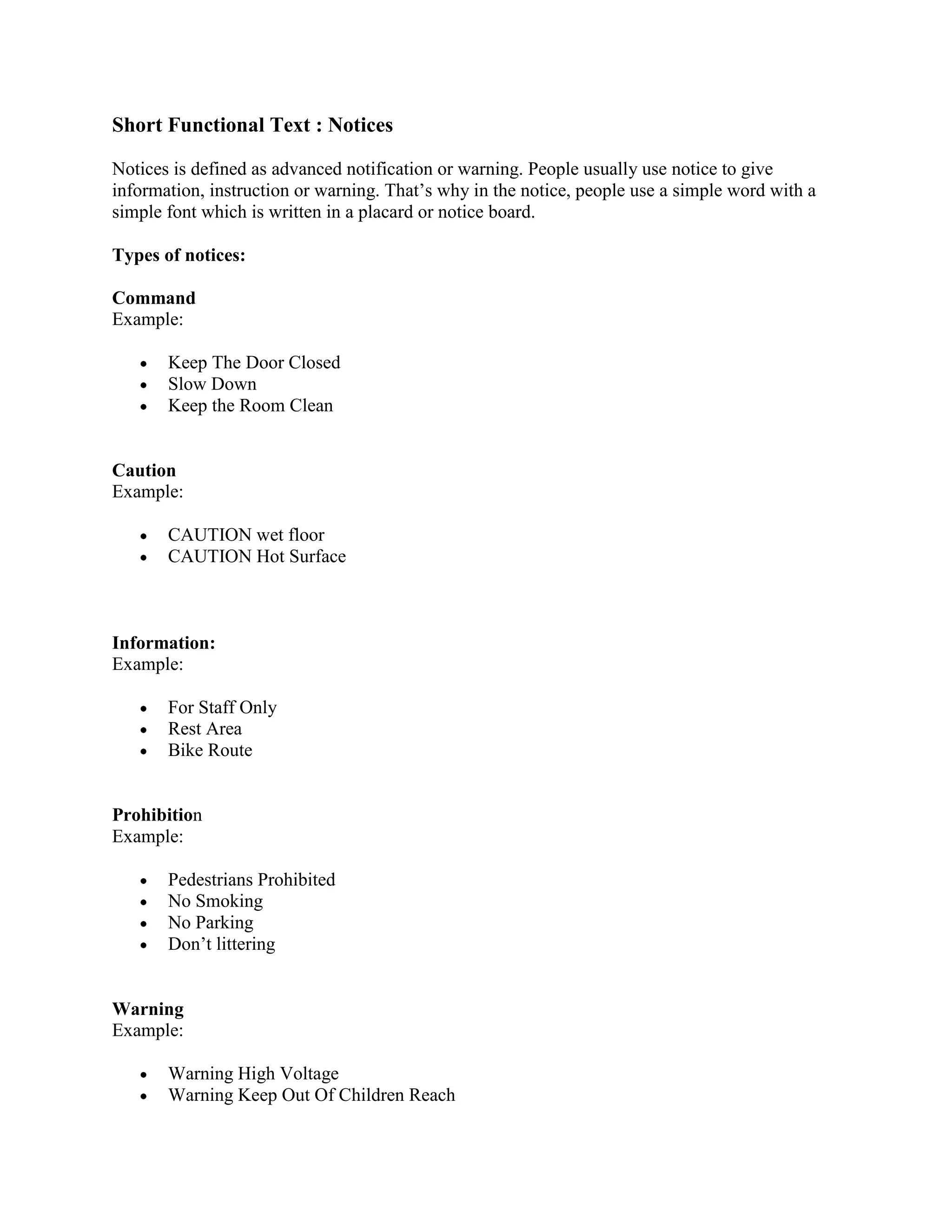 Short functional text | DOCX