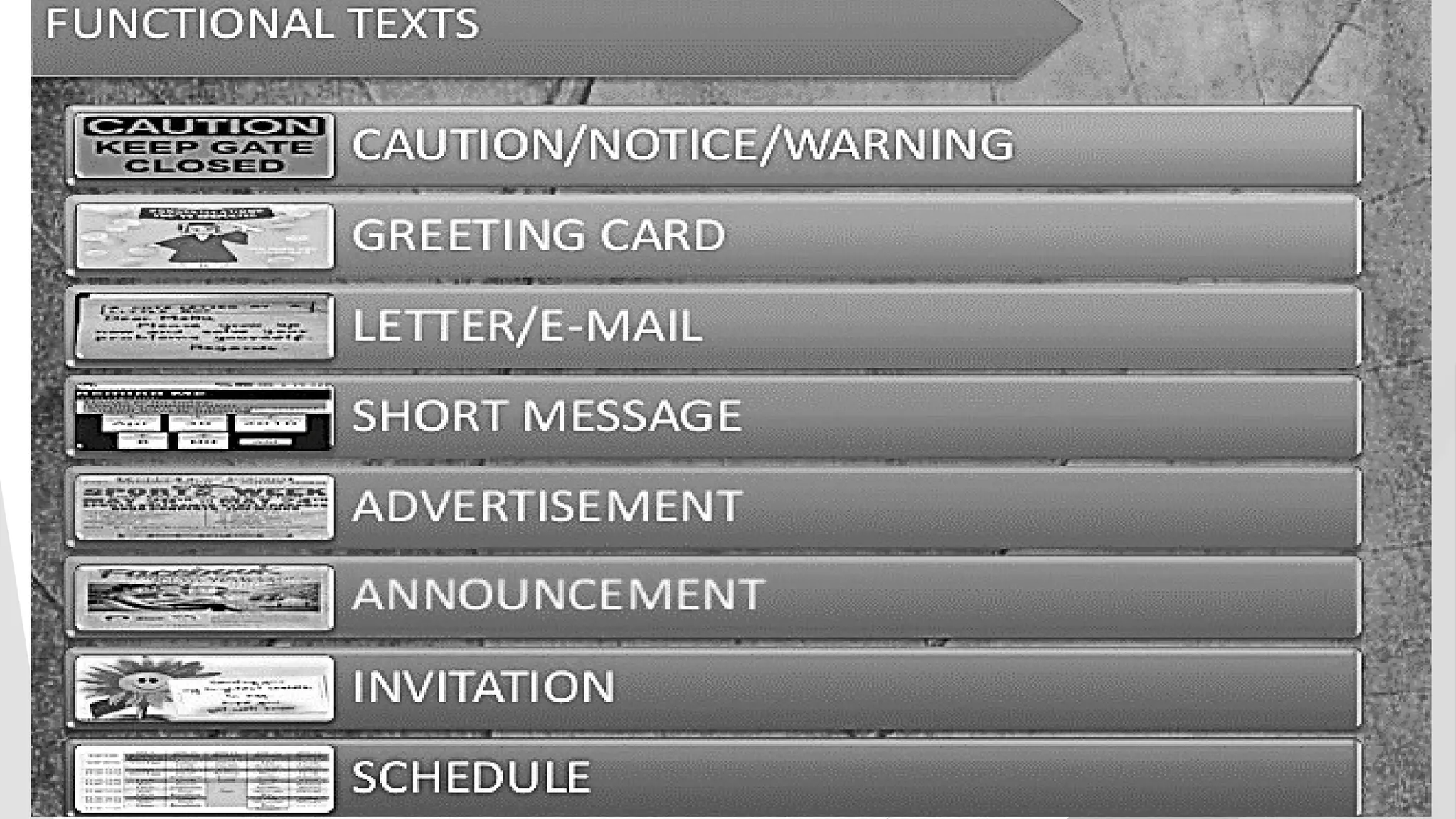 Short Functional Text | PPT