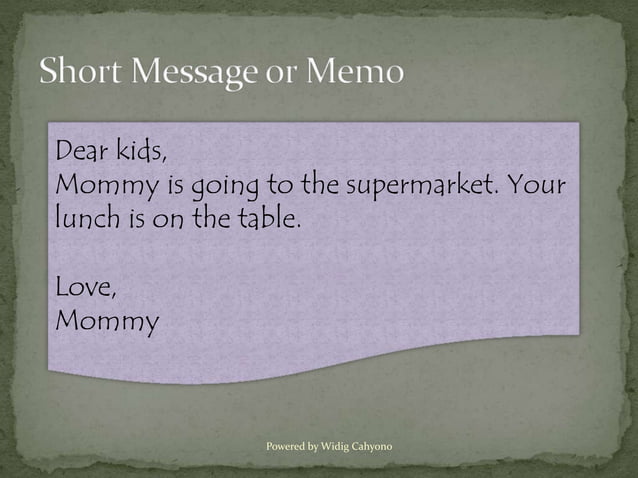 Short Functional Text | PPTX