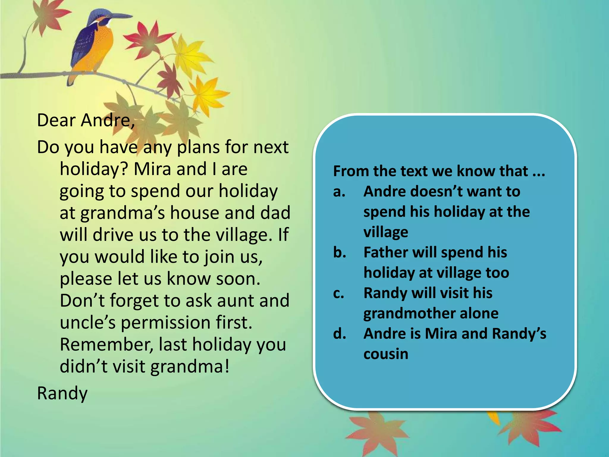 Short functional text ppt | PPT