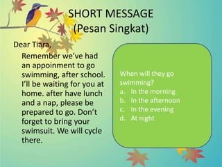 Short functional text ppt | PPT