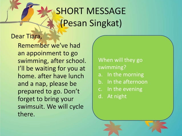 Short functional text ppt | PPT