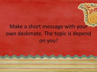 Short functional text ppt | PPT