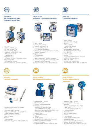 Tecfluid Short General Product Catalogue | PDF
