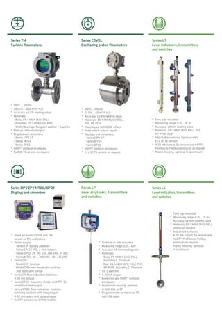 Tecfluid Short General Product Catalogue | PDF