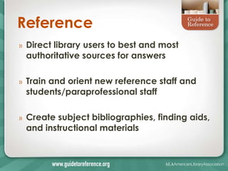 Guide to Reference Essentials 04.25.2013
