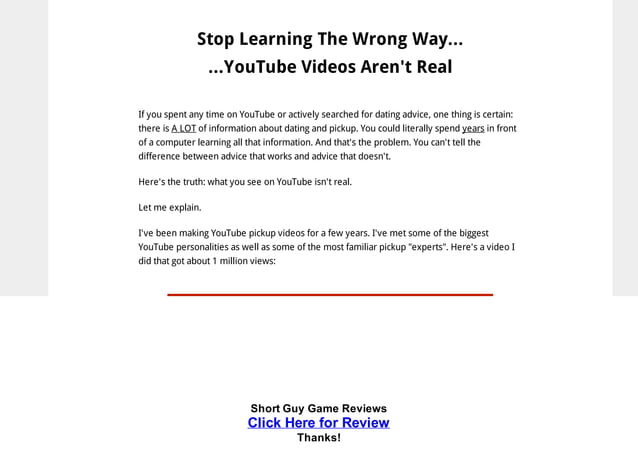 Short Guy Game Reviews | PPT