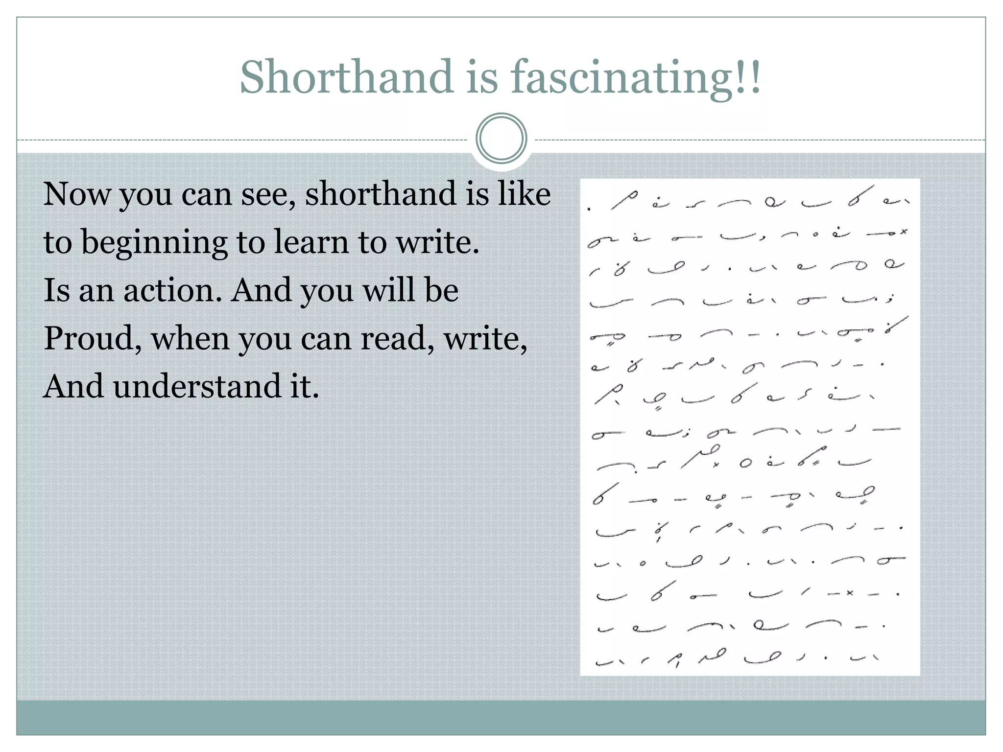 Shorthand is fascinatin gpdf | PDF