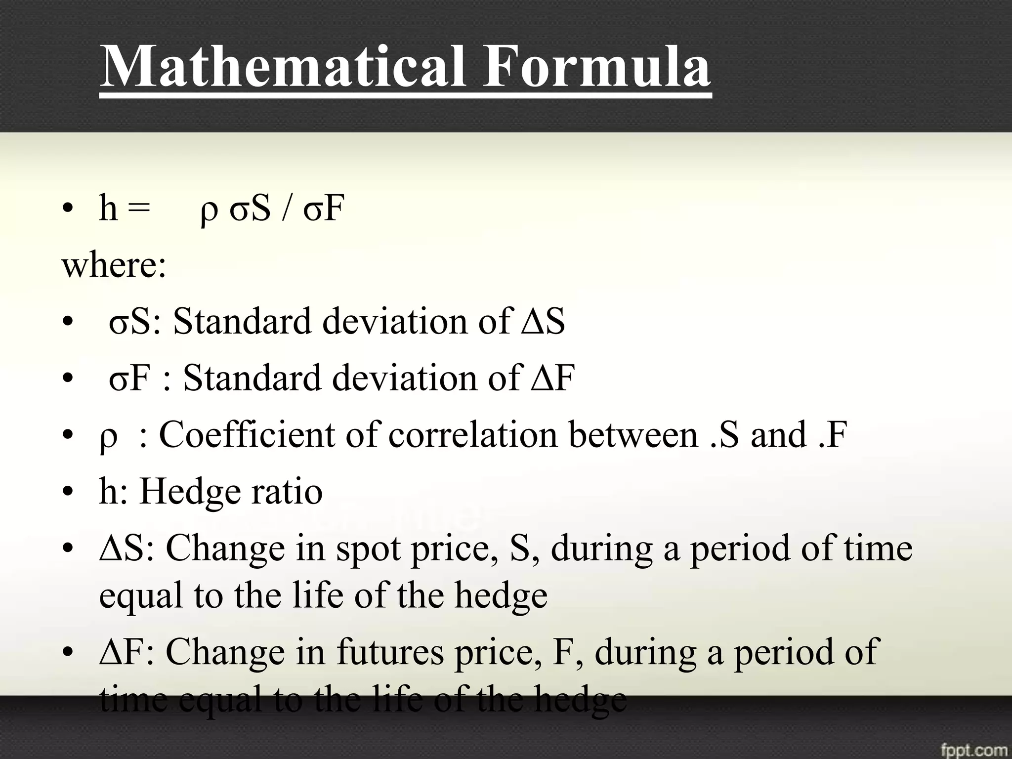 Short hedge and Long hedge | PPT | Hedge Funds | Personal Investing