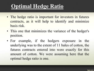 Short hedge and Long hedge | PPT