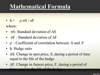 Short hedge and Long hedge | PPT