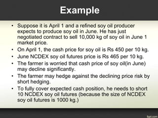 Short hedge and Long hedge | PPT