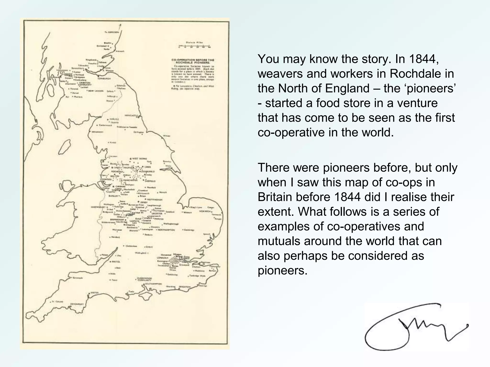 12 Early Co-ops - a short history of cooperation and mutuality | PPTX