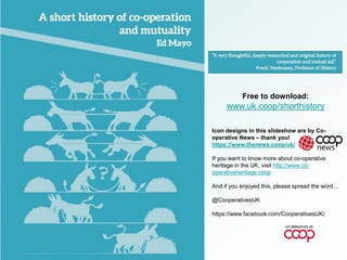 12 Early Co-ops - a short history of cooperation and mutuality | PPTX