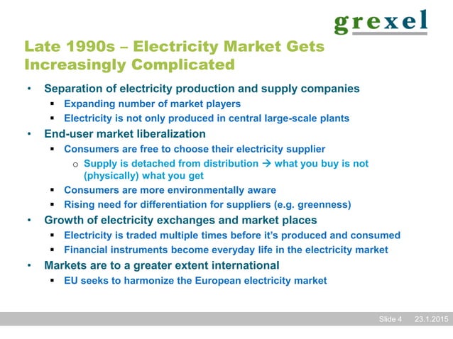 Electricity Tracking in Europe from 1990's to 2010's - Basic Syllabus | PPT