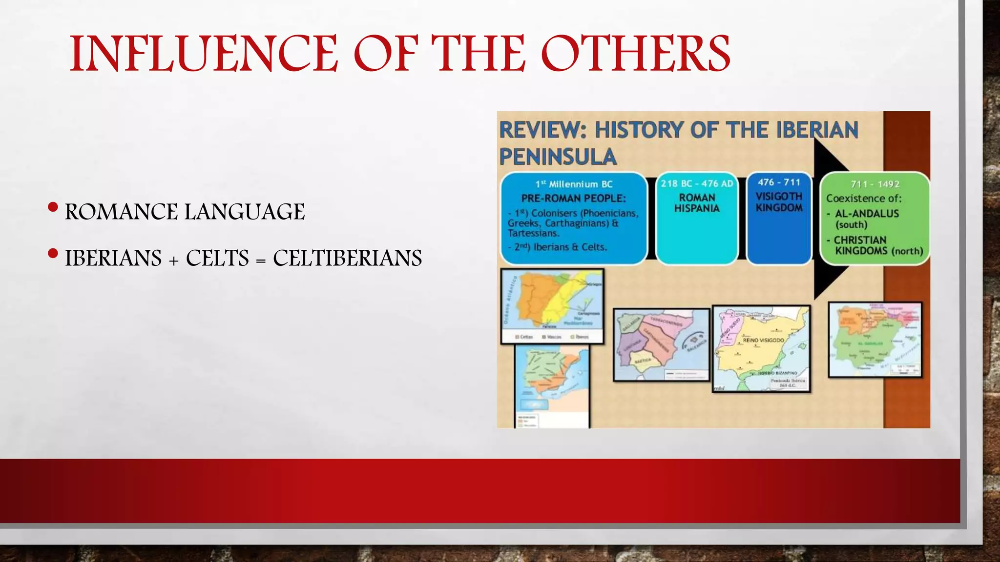 Short history of the spanish language | PPTX