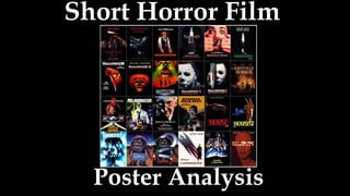 Short Horror Film Poster Analysis | PPT
