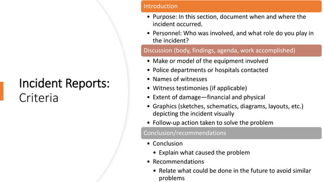 Short, Informal Reports.pptxdfgdfbdfbvdfvdf | PPTX | Education