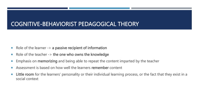 Short introduction to three different pedagogial theories.pptx Short introduction to three different pedagogial theories.pptx