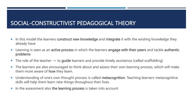 Short introduction to three different pedagogial theories.pptx Short introduction to three different pedagogial theories.pptx