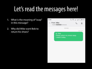 Short Message and Notice | PPT