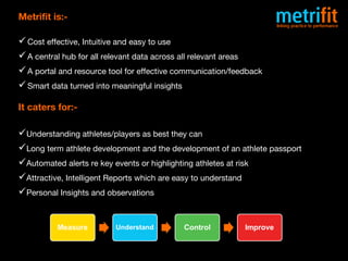 Metrifit Overview | PPT