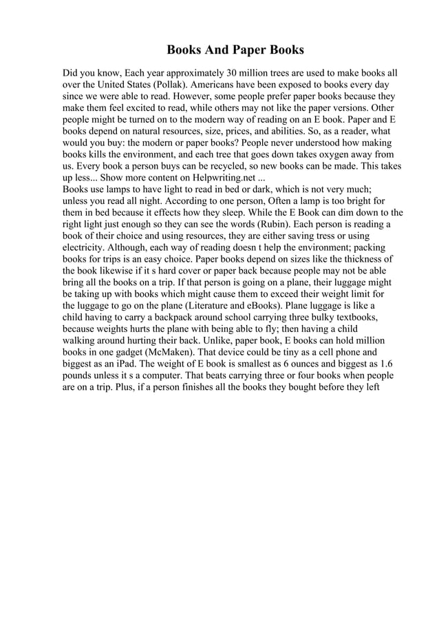 Short Narrative Essay Example | PDF