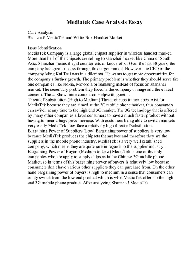 Short Narrative Essay Example | PDF