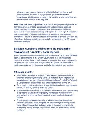 Short note on sustainable development | PDF