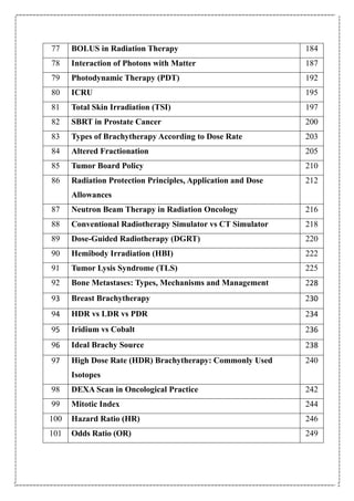 Short notes in Radiation Oncology by SCOPE | PDF