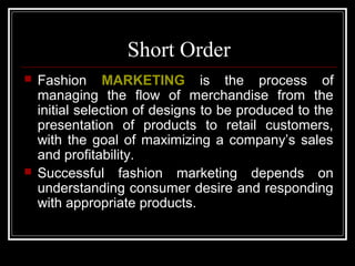 Short order | PPT