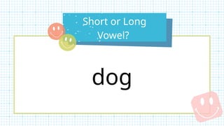 Short or Long Vowel Questions Quiz Presentation in Colorful ...
