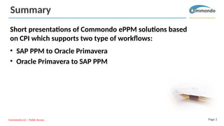 Short overview - SAP S4HANA Integration with Oracle Primavera.pptx