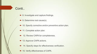 Short overview of capa | PPTX