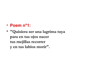 Short Poem in Spanish | PPT