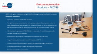 Presentation FIRECOM Automotive | PDF
