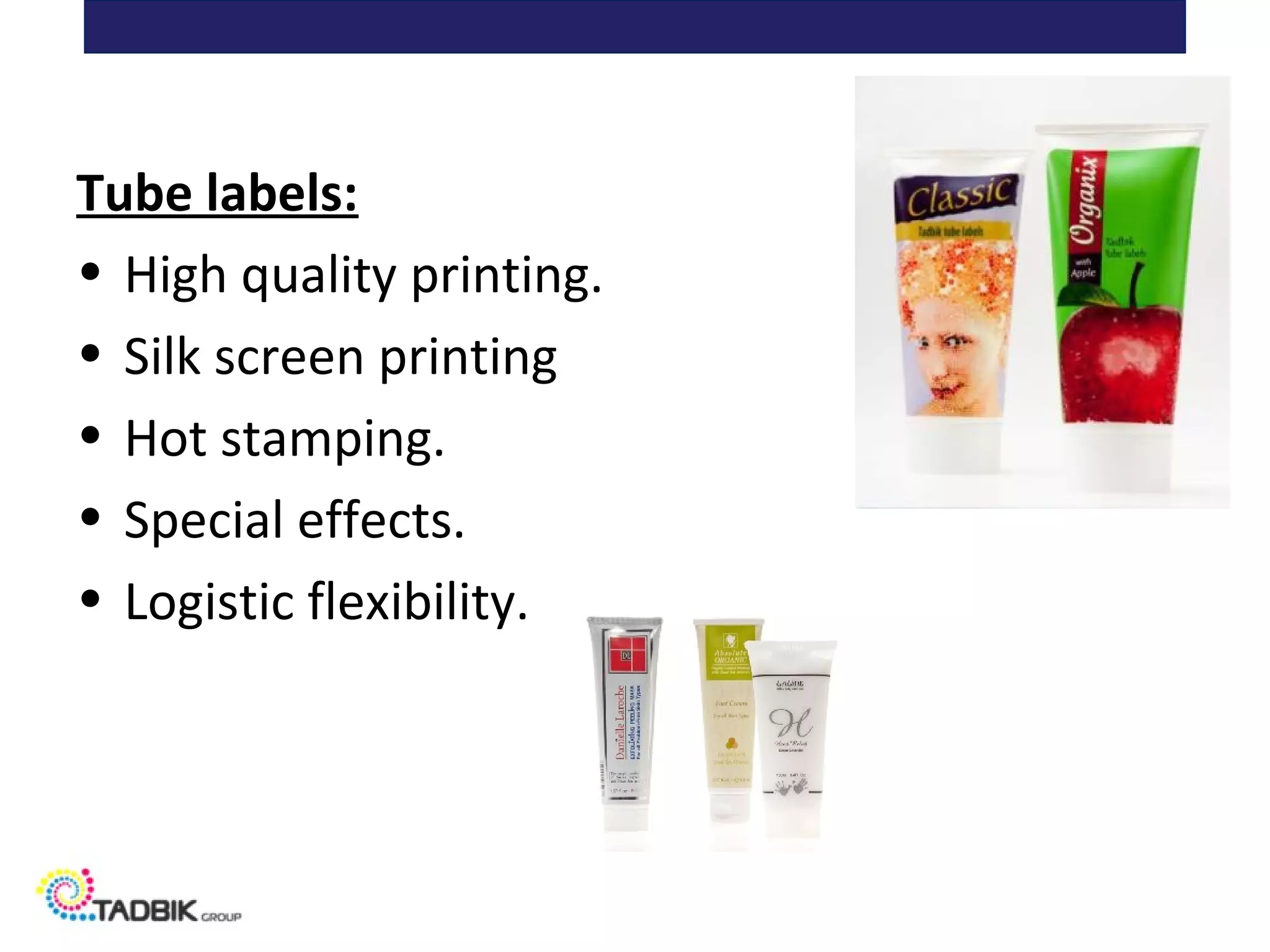 Short presentation tadbik labels | PPT