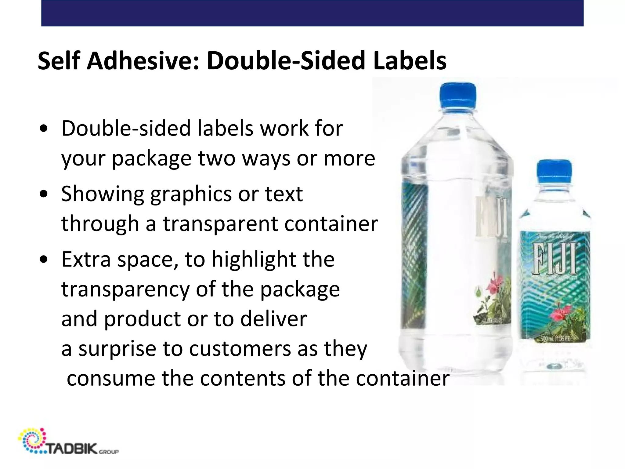 Short presentation tadbik labels | PPT