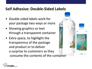 Short presentation tadbik labels | PPT