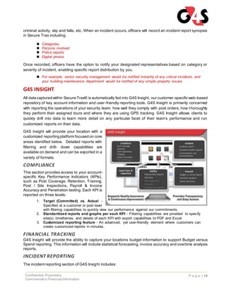 G4S Security Officer Training and Benefits Proposal | DOCX