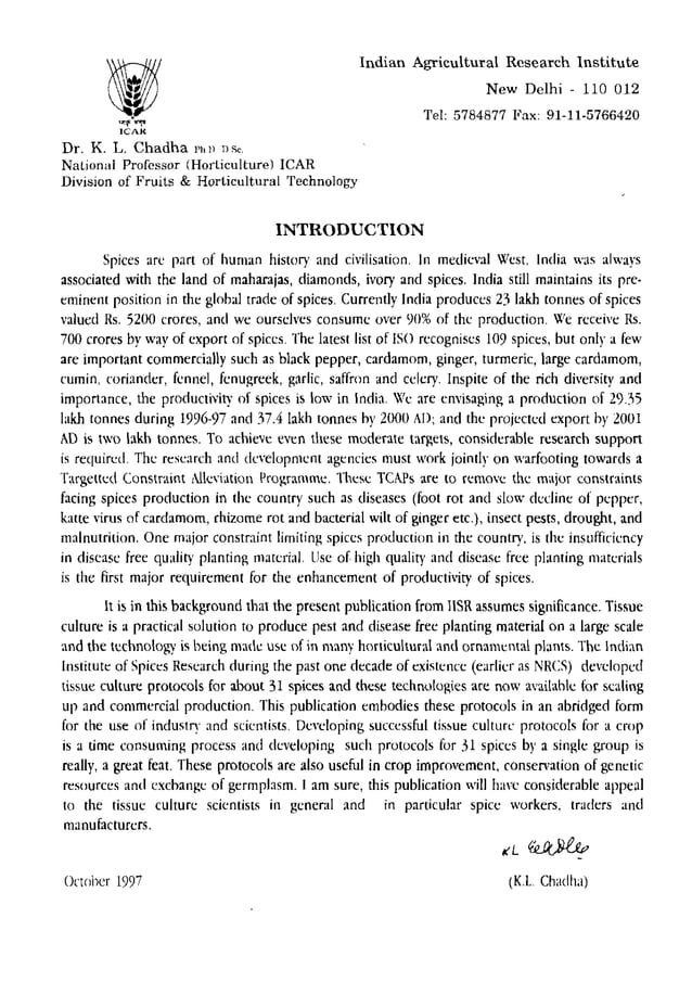 Short protocols for micropropagation | PDF
