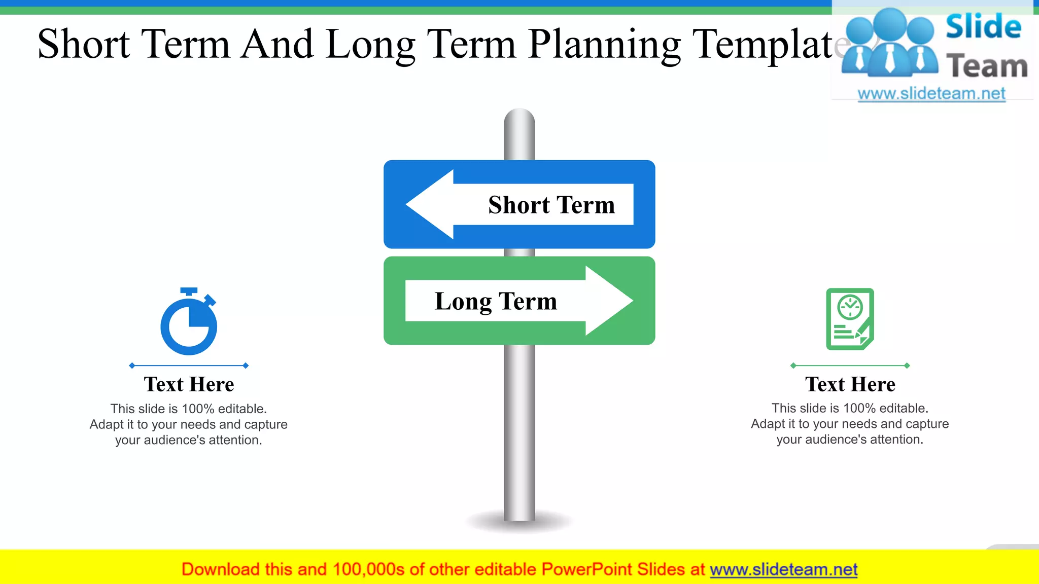 Short Range And Long Range Planning PowerPoint Presentation Slides | PDF