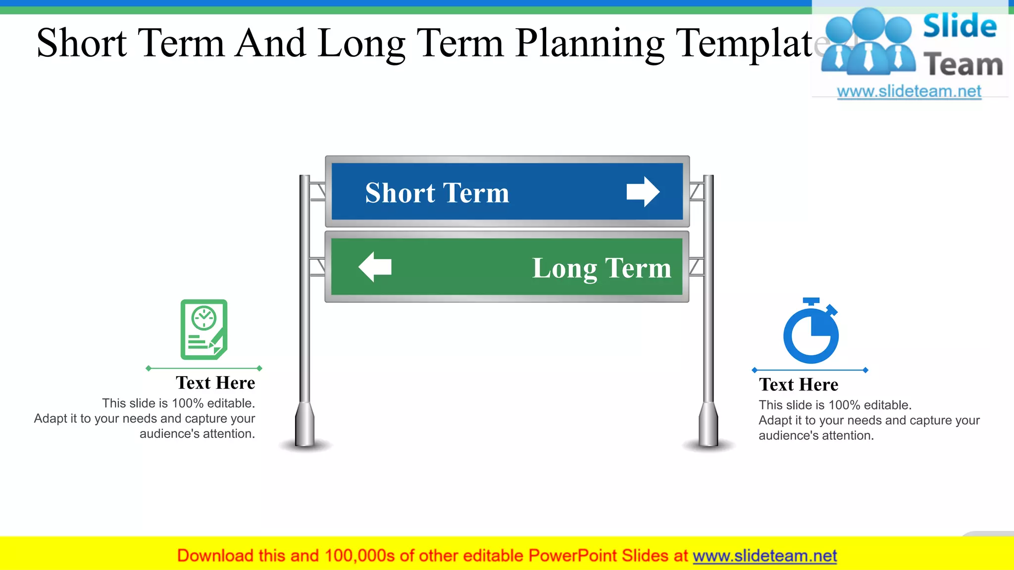 Short Range And Long Range Planning PowerPoint Presentation Slides | PDF