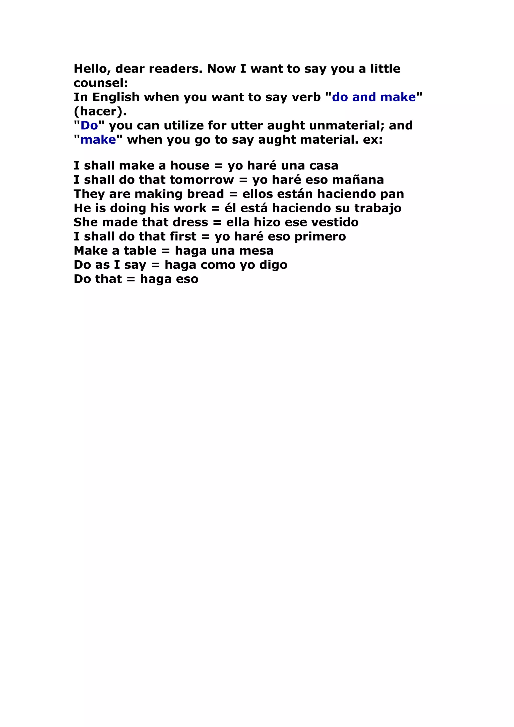 Short Reading | DOCX