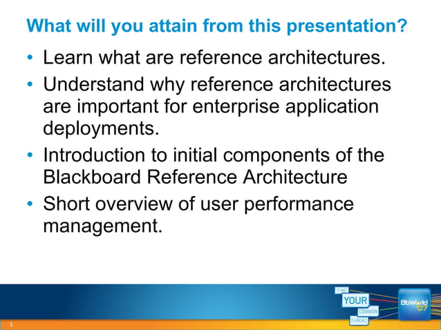 Short reference architecture | PPT