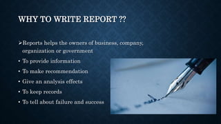 Short report writing | PPTX