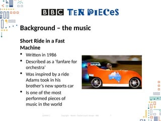 BBC 10 pieces John Adams - Short Ride in a Fast Machine | PPTX
