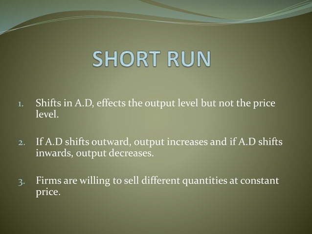Short run and long run | PPTX