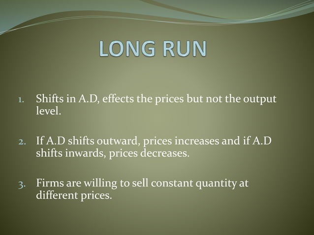 Short run and long run | PPTX